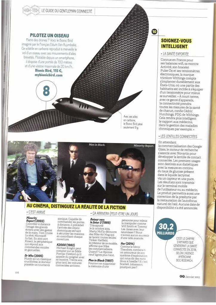 Bionic Bird Flying Robotic Bird Press